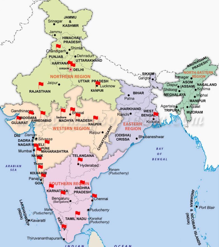 india-power-grid-region-map | Excel Design Technologies