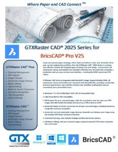 GTXRaster CAD 2025 Series Brochure | Excel Design Technologies